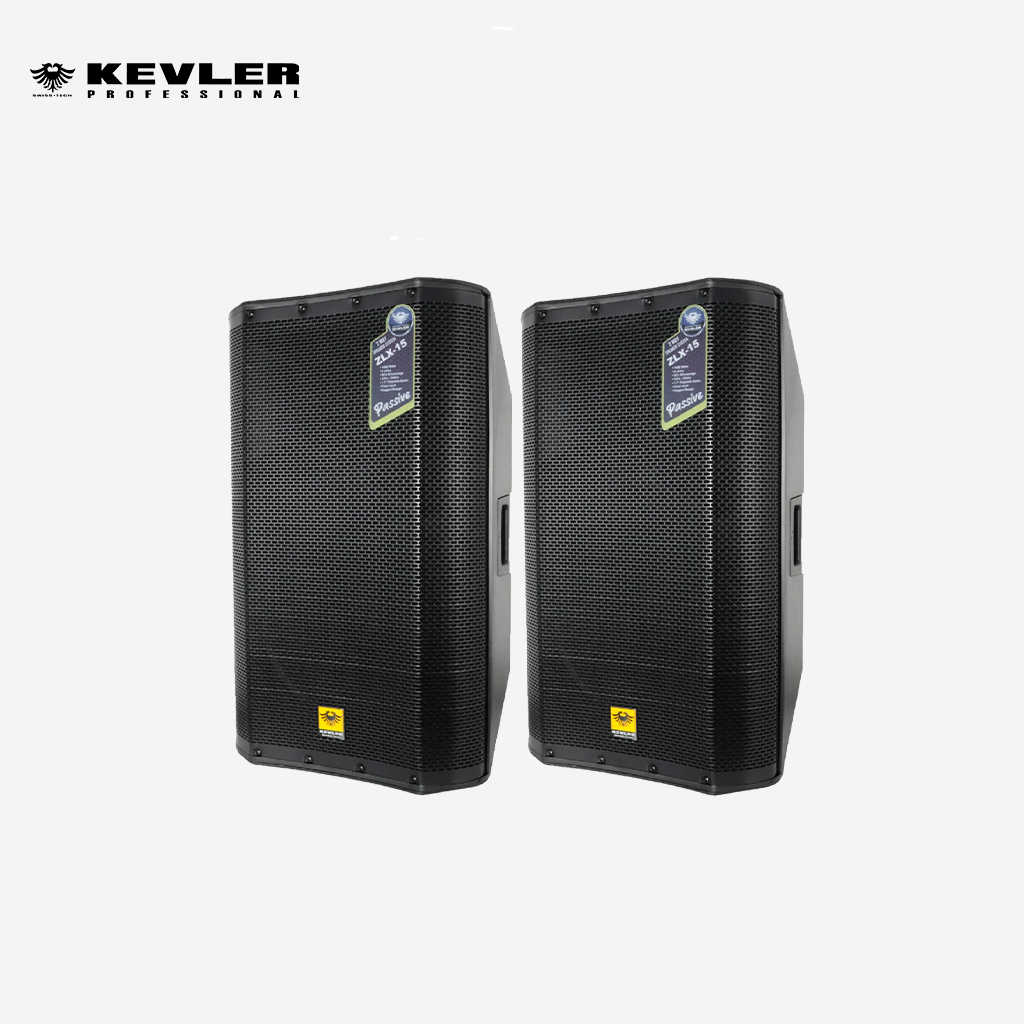 Kevler 2pcs ZLX-15 15 Inches 1000W 2 Way Bass Reflex Passive Speaker – Winland Depot