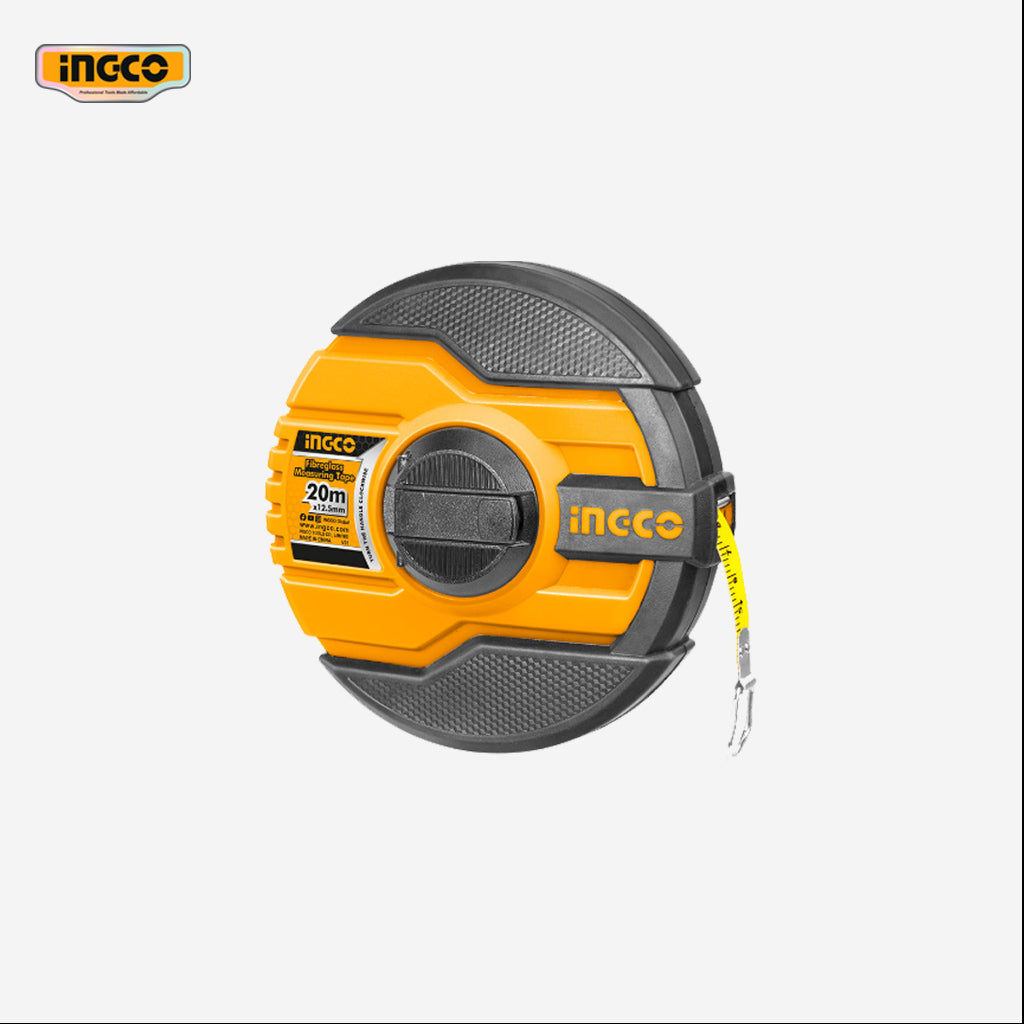 Ingco Tape Measure Fibreglass 20m x 12.5Mm Metric & Imperial HFMT8320 ...