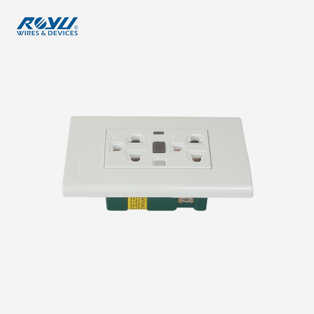 Royu Wiring Devices Ground-Fault Circuit Interrupter 20A Duplex GFCI O ...