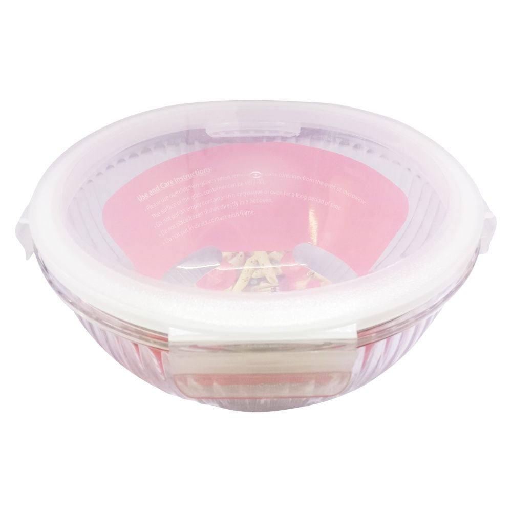 Masflex by Winland 1000ml / 2000ml Airtight Round Linear Borosilicate ...