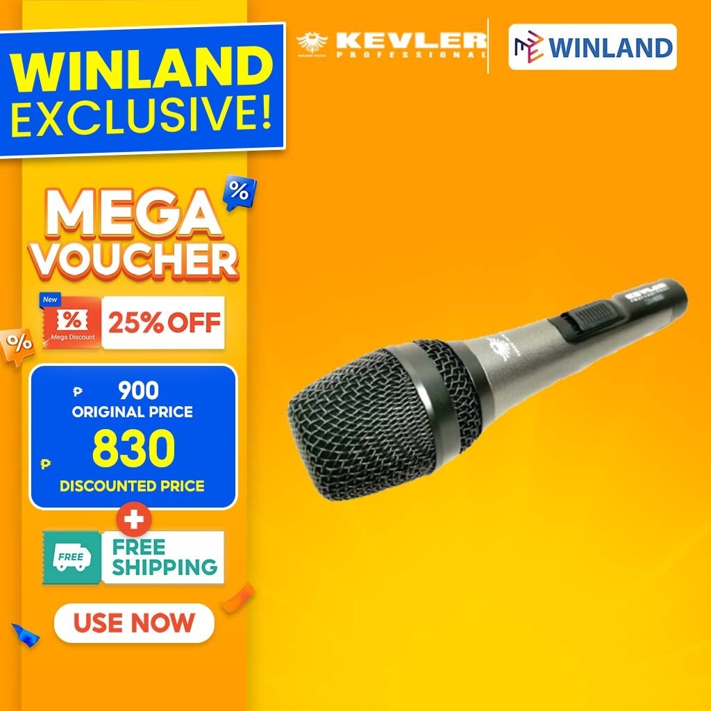 Kevler by Winland Precision 10M Wired Crafted Dynamic Microphone Mic D ...