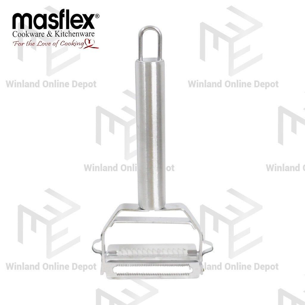 Masflex by Winland Stainless Steel Multi-functional Dual Blade Peeler ...