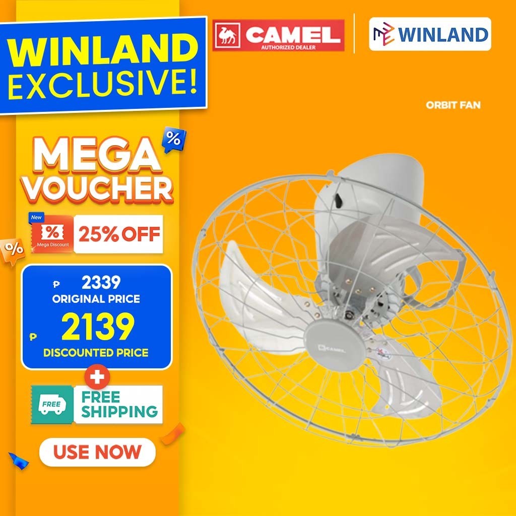 Camel by Winland Ceiling Orbit Fan with Power Motor and Copper Wires C ...