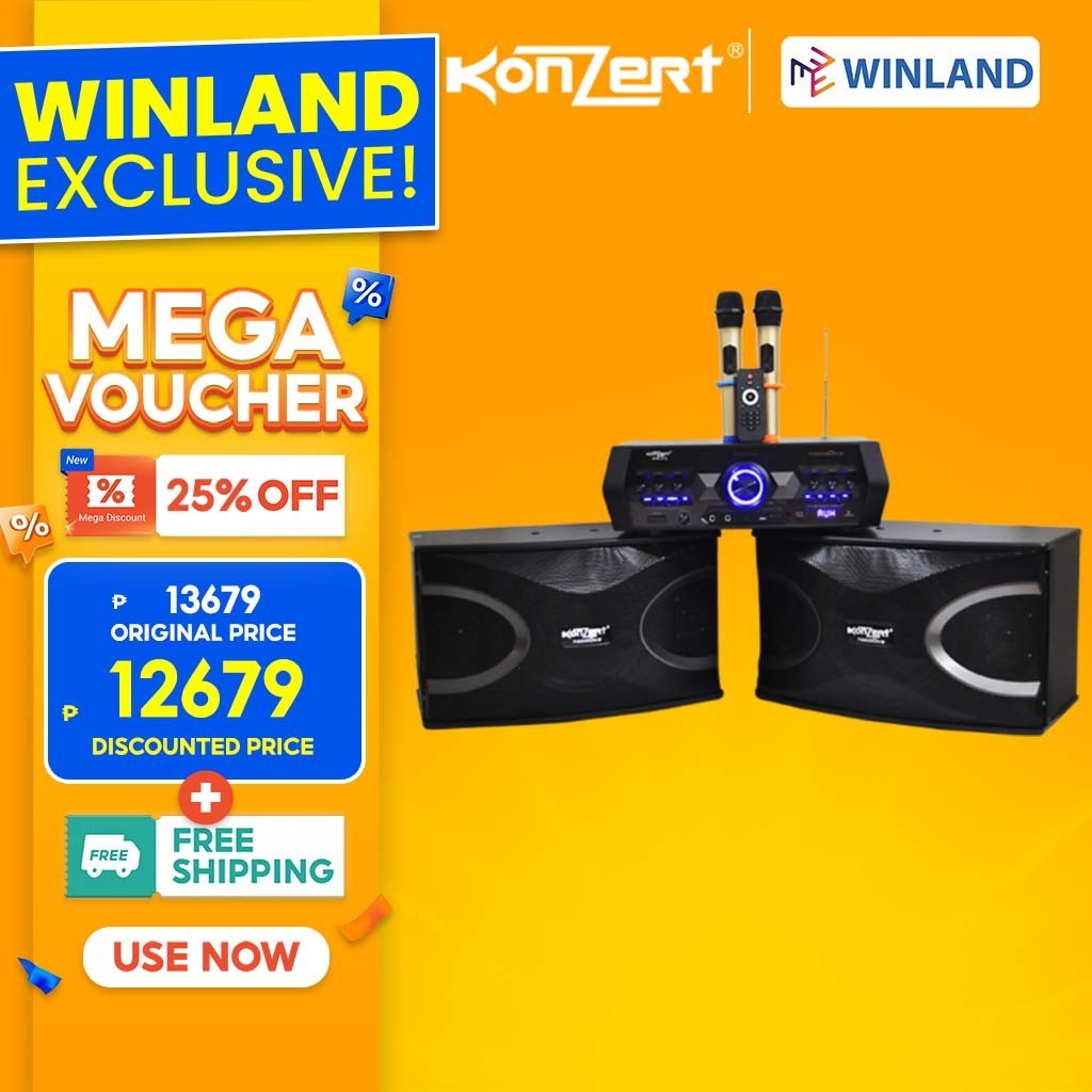Konzert by Winland Micro Component TodoOke System Amplifier with Speak ...