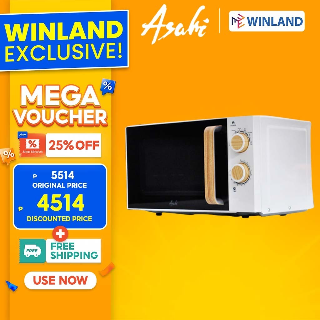 Asahi by Winland 20 Liters Capacity Microwave Oven MW 2002 – Winland Depot