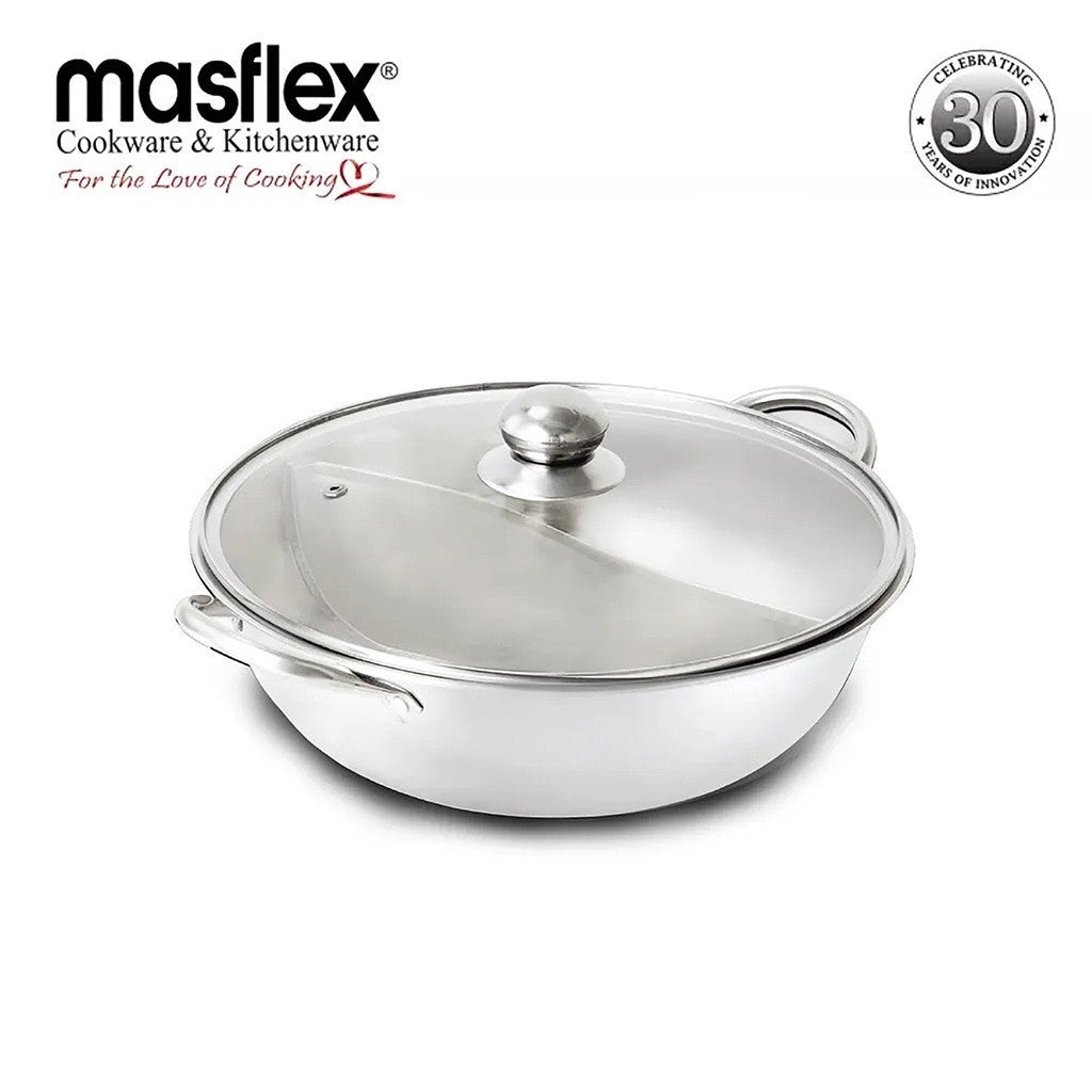Masflex by Winland 5L/34cm Induction Hot-Pot Shabu-Shabu w/ Dual Side ...